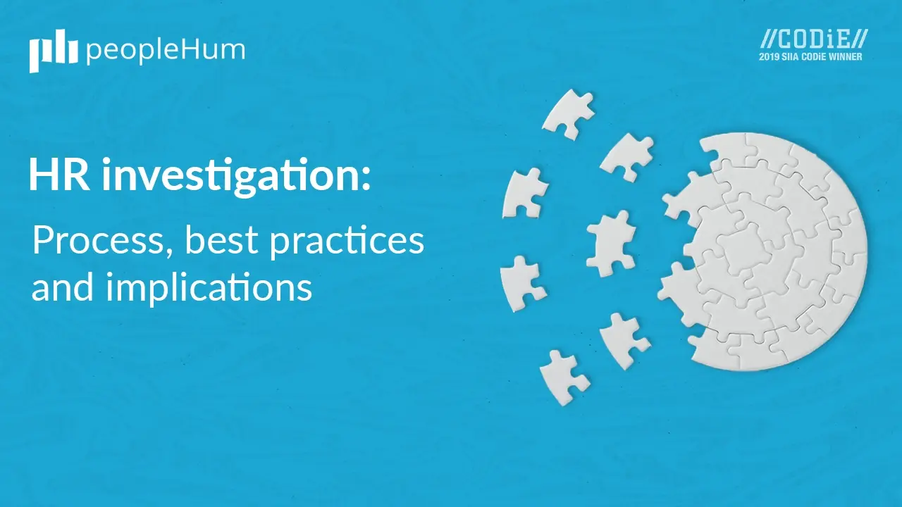 HR investigation: Process, best practices and implications | peopleHum