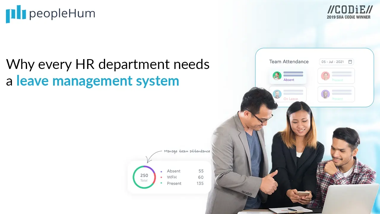 Why every HR department needs a leave management system | peopleHum