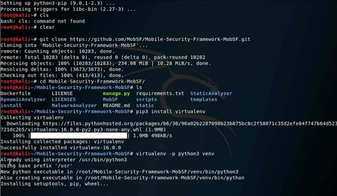 Implement MobSF on Kali Linux for Dynamic and Static Security Testing