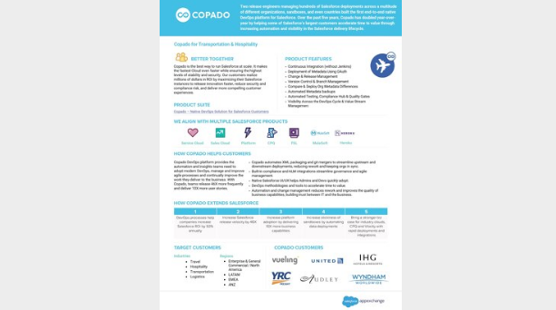 Copado for Transportation & Hospitality AppExchange Overview