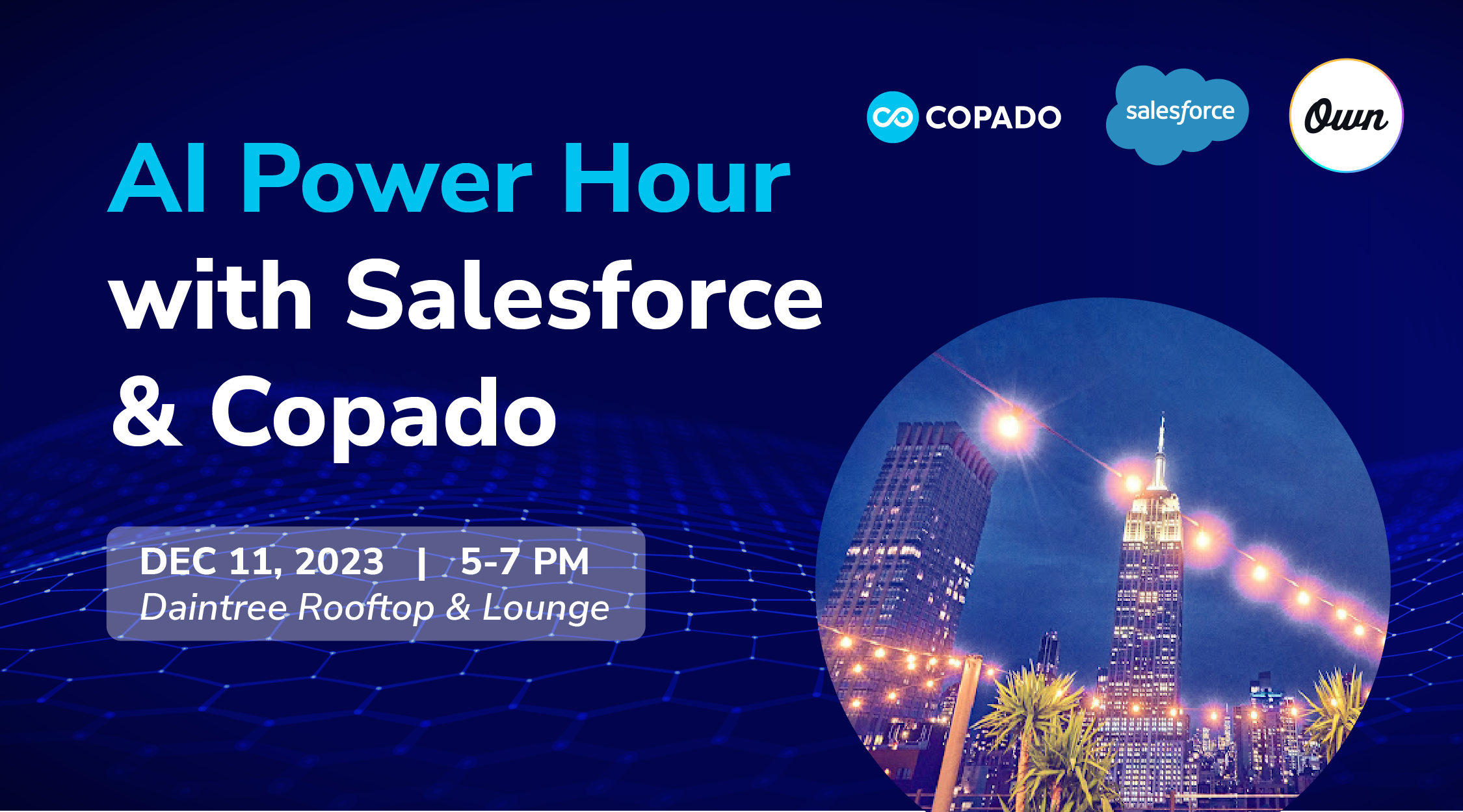 AI Power Hour with Salesforce & Copado | December 11 | New York, NY