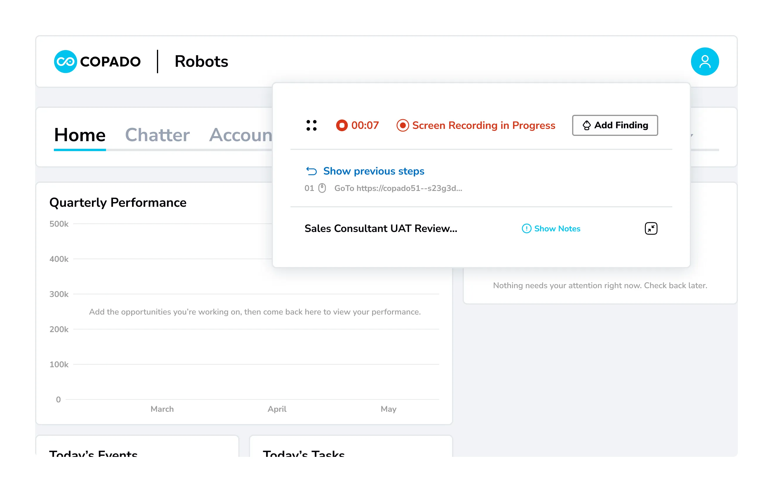 Copado Robotic Testing for All Testing Scenarios