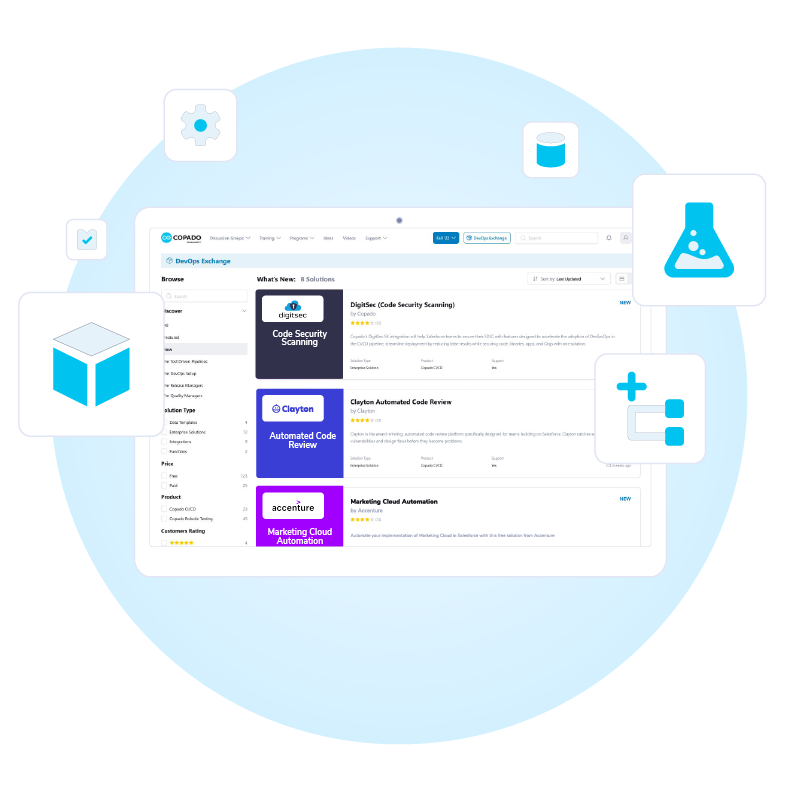 Copado DevOps Exchange: The First DevOps Marketplace for Enterprise SaaS