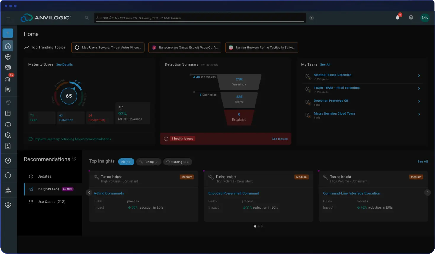 Anvilogic for Splunk