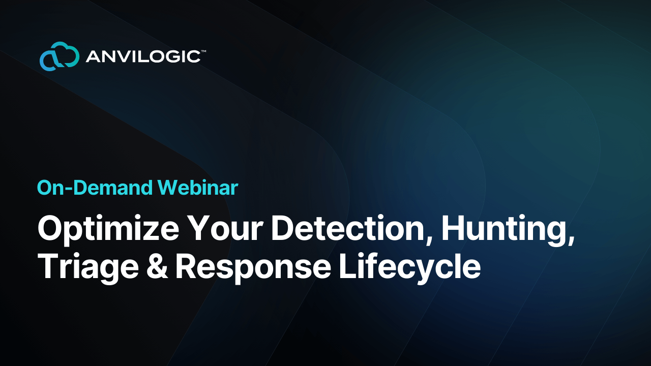 Optimize your Threat Detection, Hunting, Triage and Lifecycle