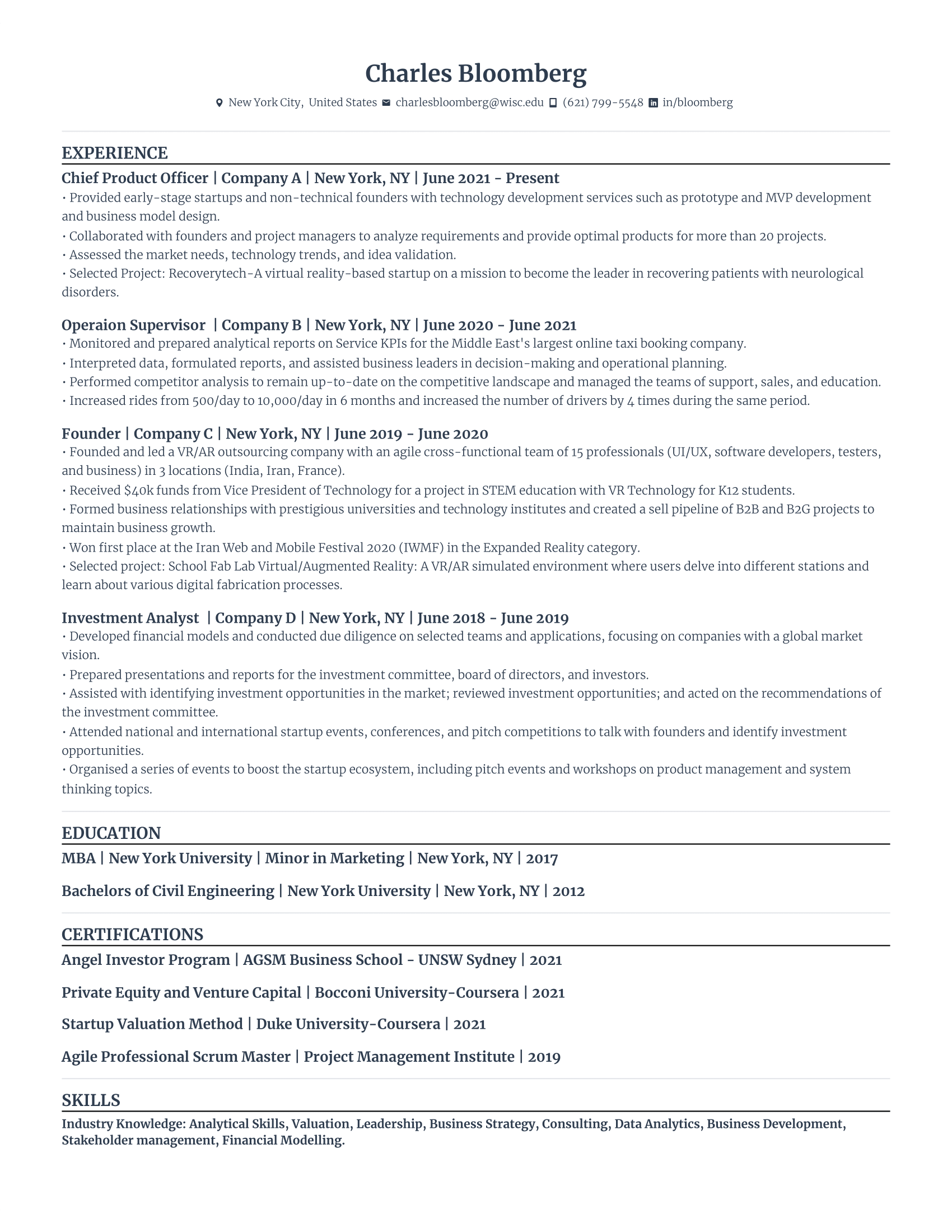 Ultimate Guide: Startup Experience on a Resume (5 Best Examples)