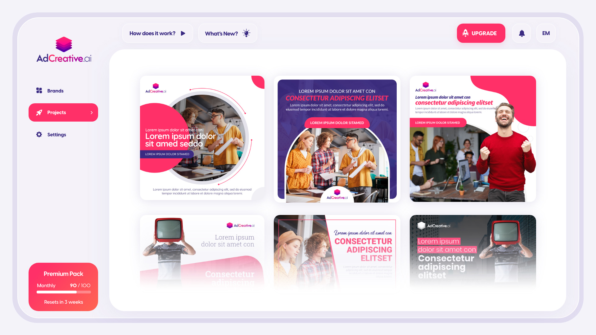 Design converting ad creatives with AI