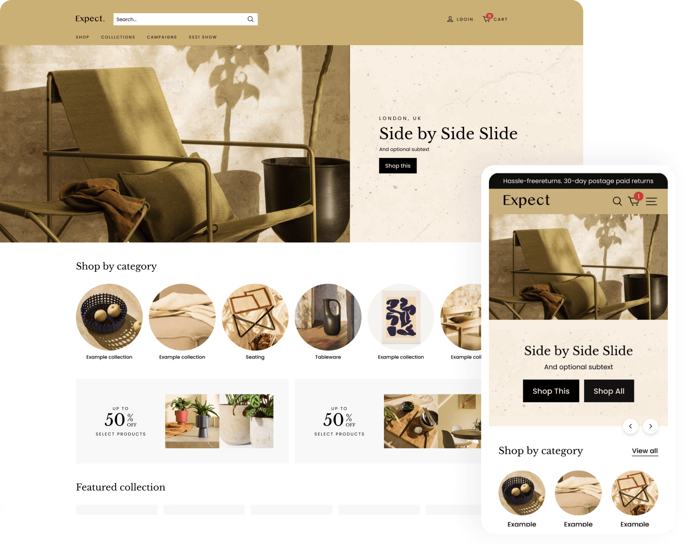 eCommerce Website Design Templates Available | Shopline Singapore
