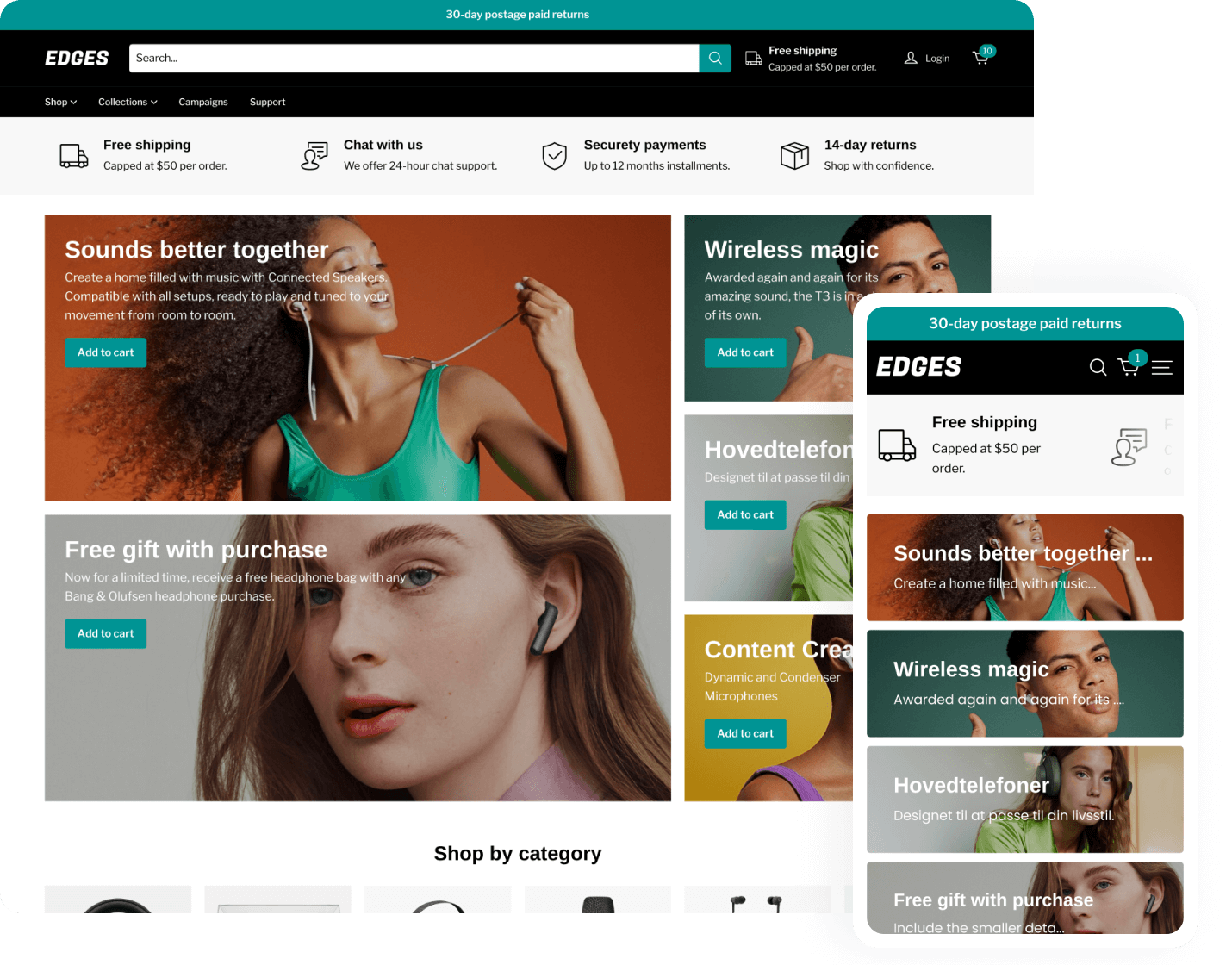 eCommerce Website Design Templates Available | Shopline Singapore
