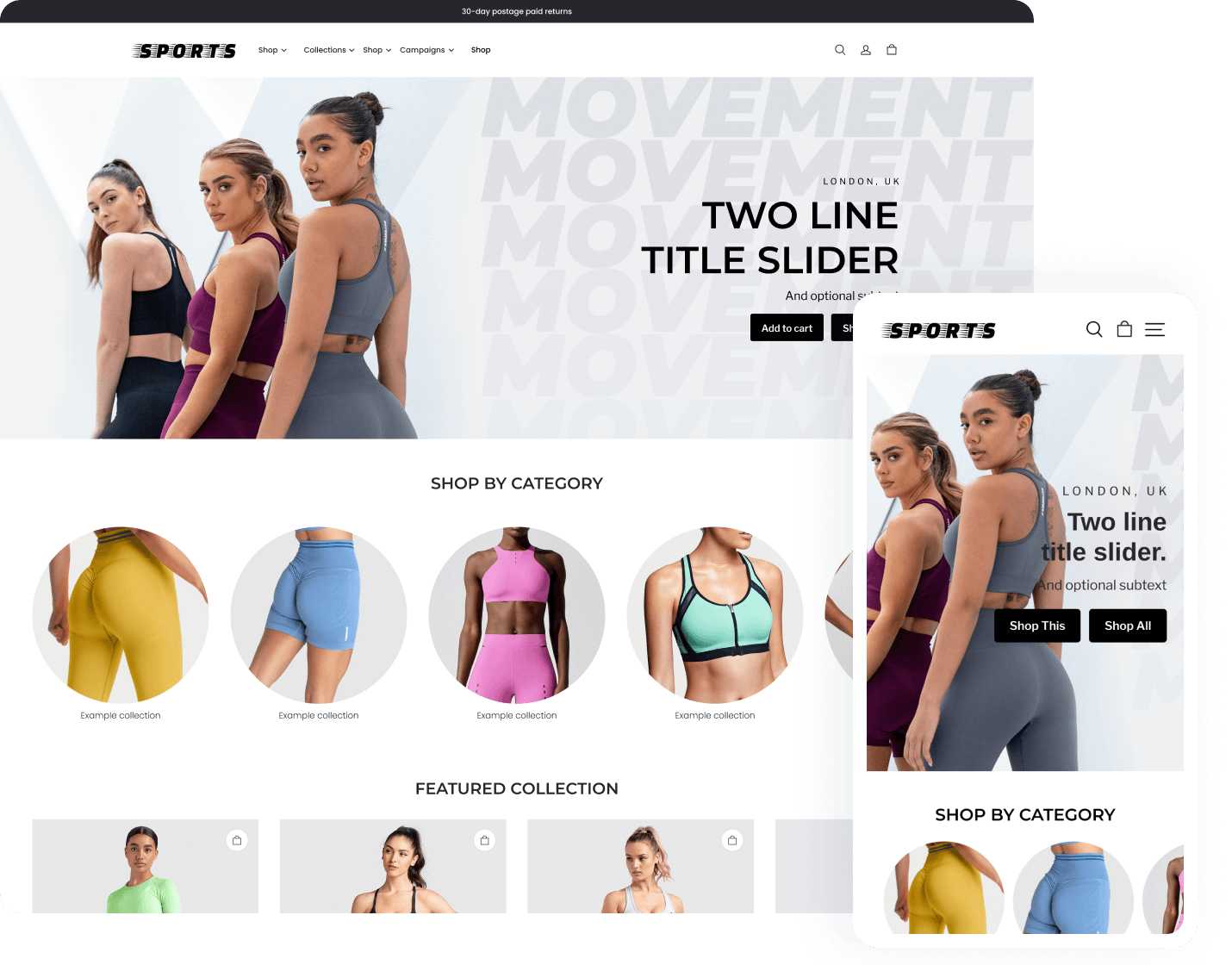 eCommerce Website Design Templates Available | Shopline Singapore