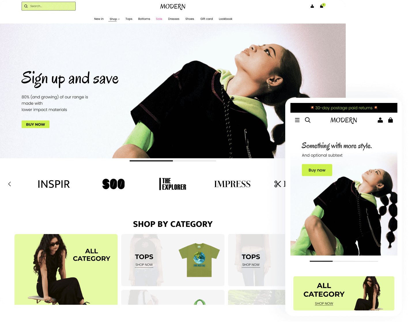 eCommerce Website Design Templates Available | Shopline Singapore