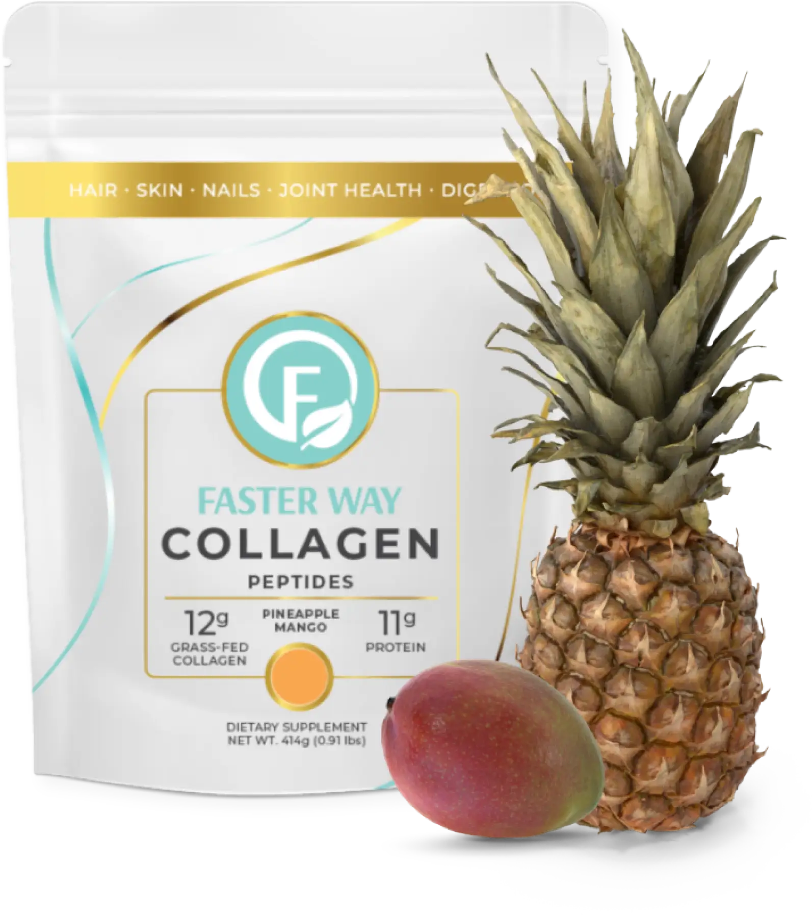 FASTer Way to Fat Loss: Pineapple Mango Collagen
