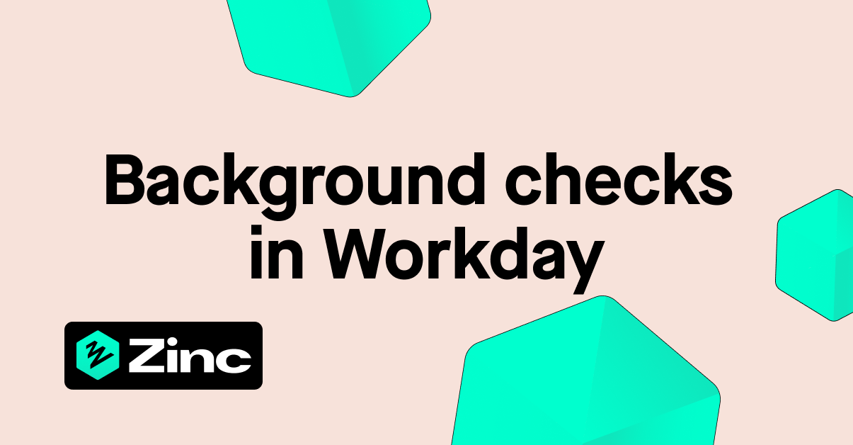 One-click background checks in Workday