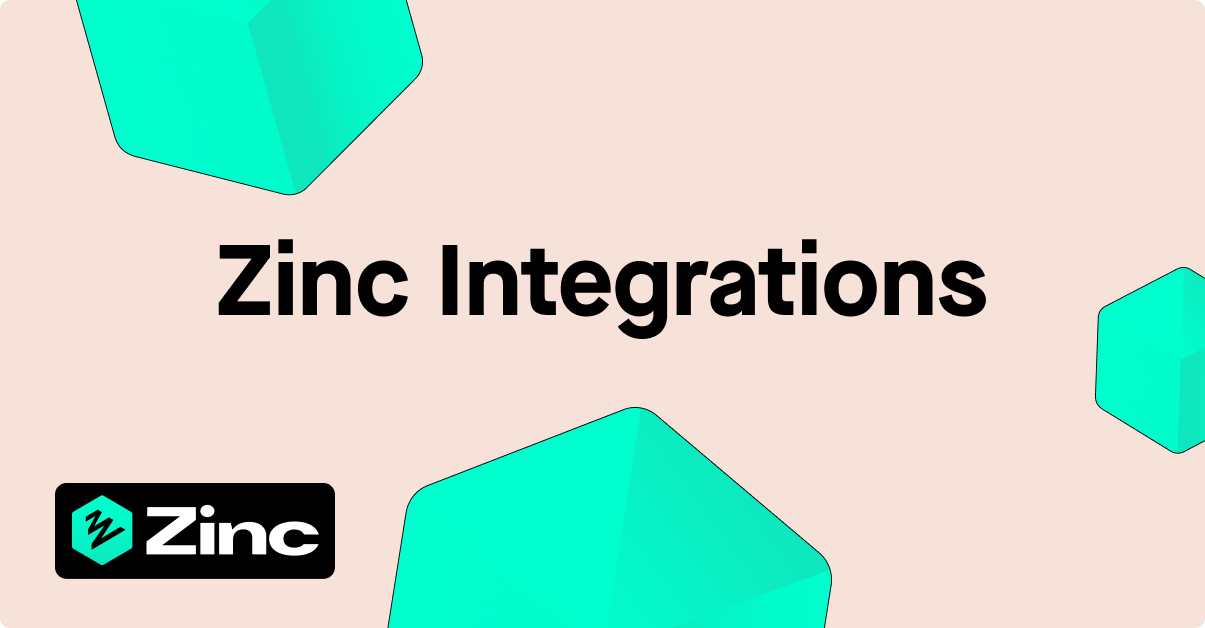 Zinc software Integrations | Background Checking Solution