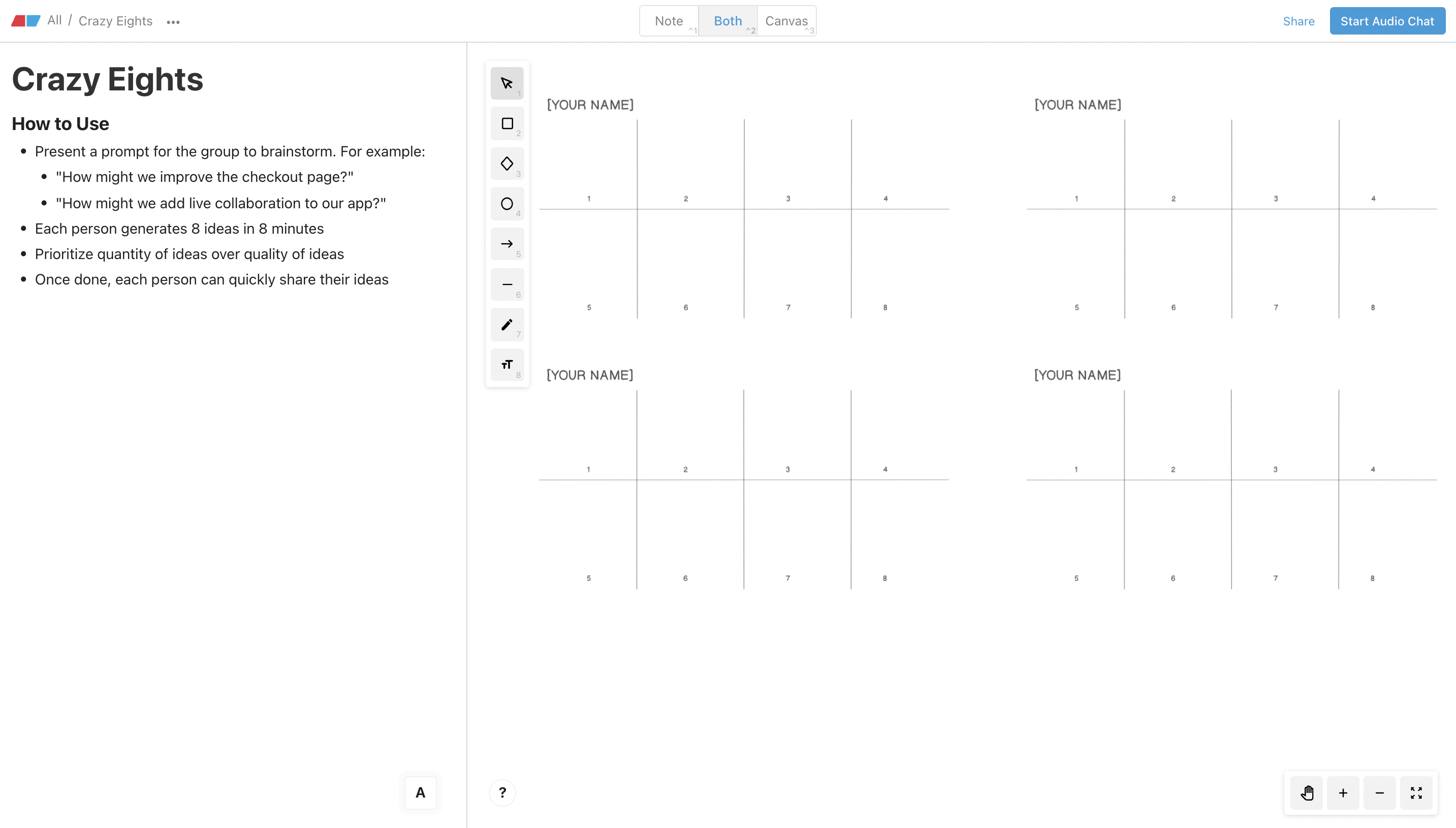Crazy Eights - Eraser