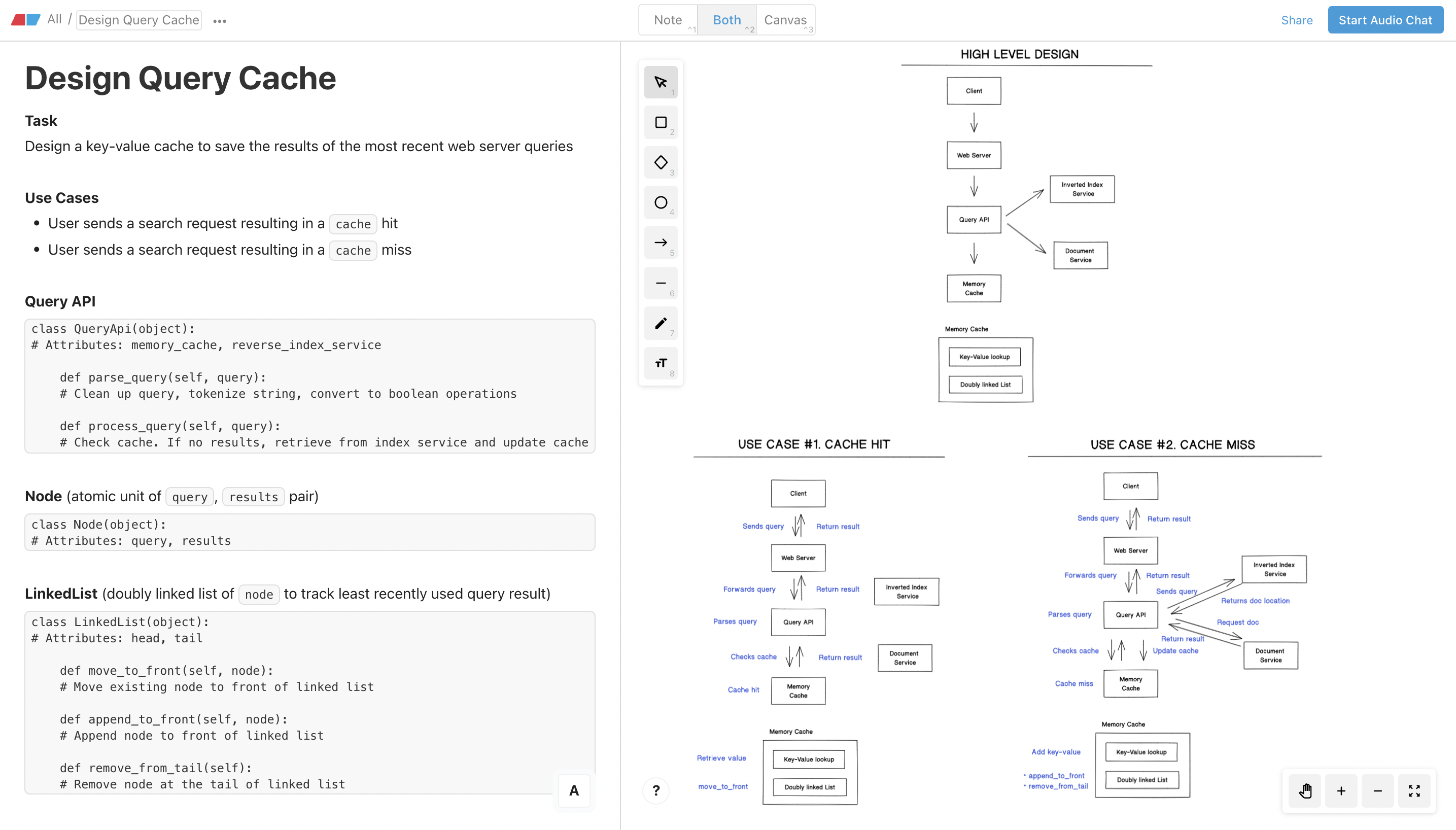 Design Query Cache - Eraser