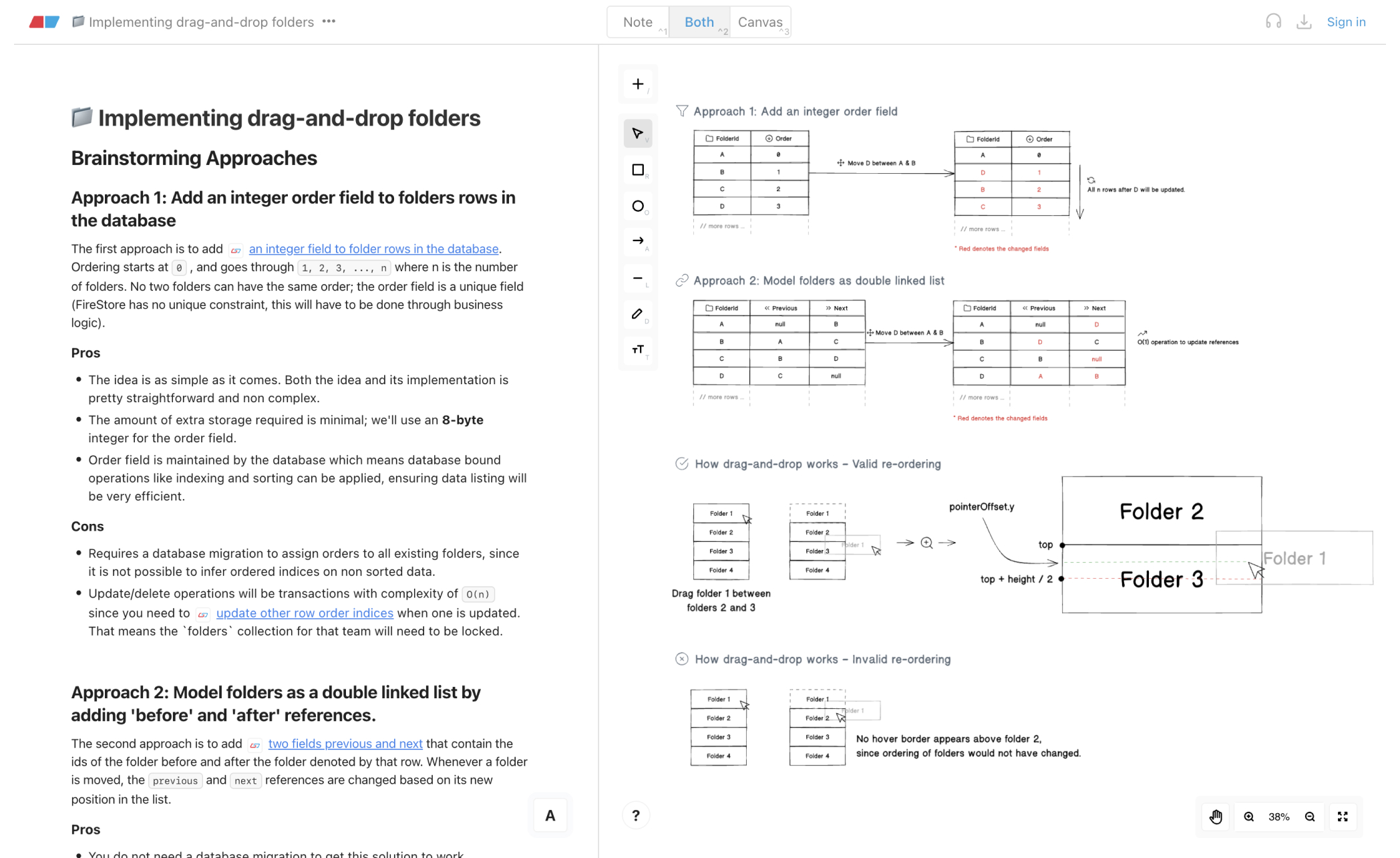Eraser: Brainstorming