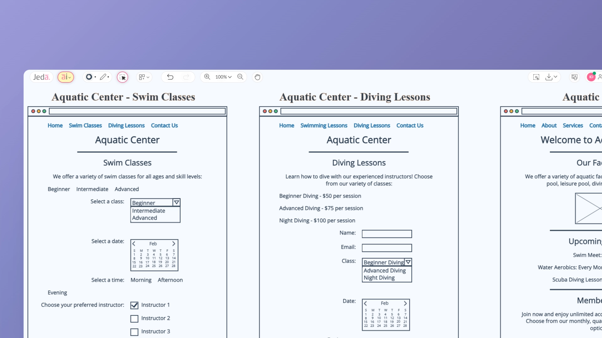 Generative AI Wireframe: Design and Innovate Faster — Jeda.ai