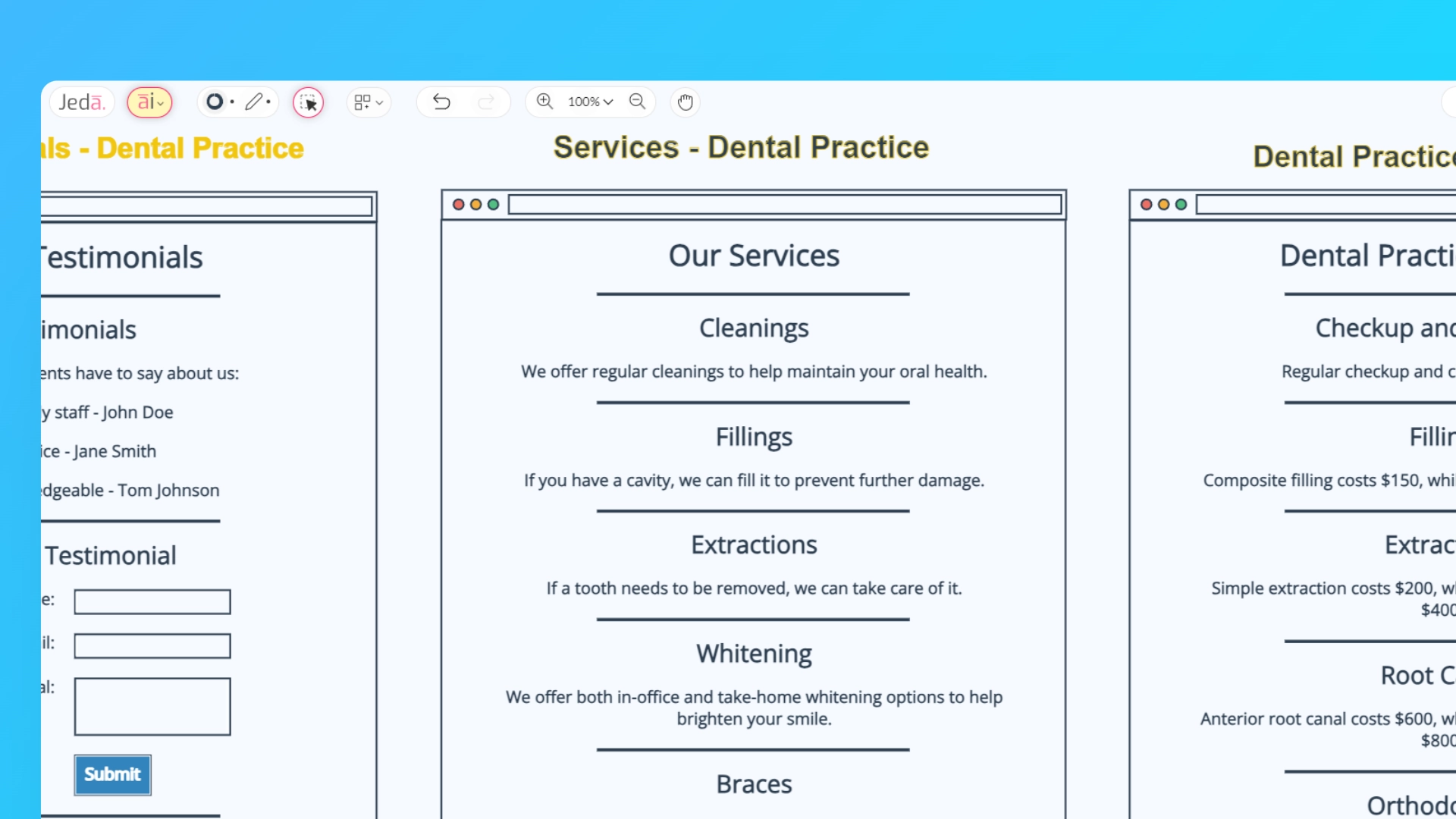 Generative AI Wireframe: Design and Innovate Faster — Jeda.ai