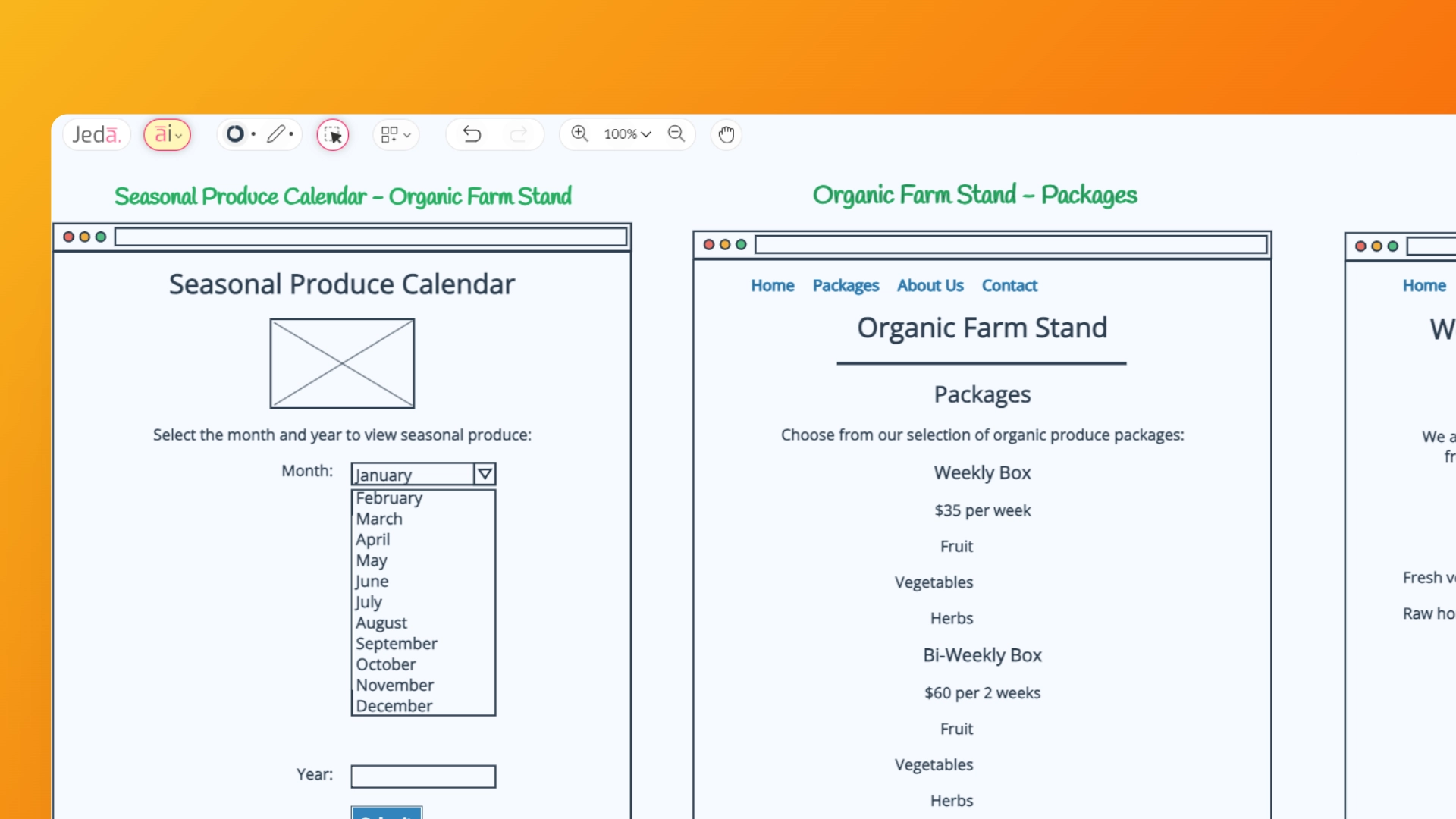 Generative AI Wireframe: Design and Innovate Faster — Jeda.ai