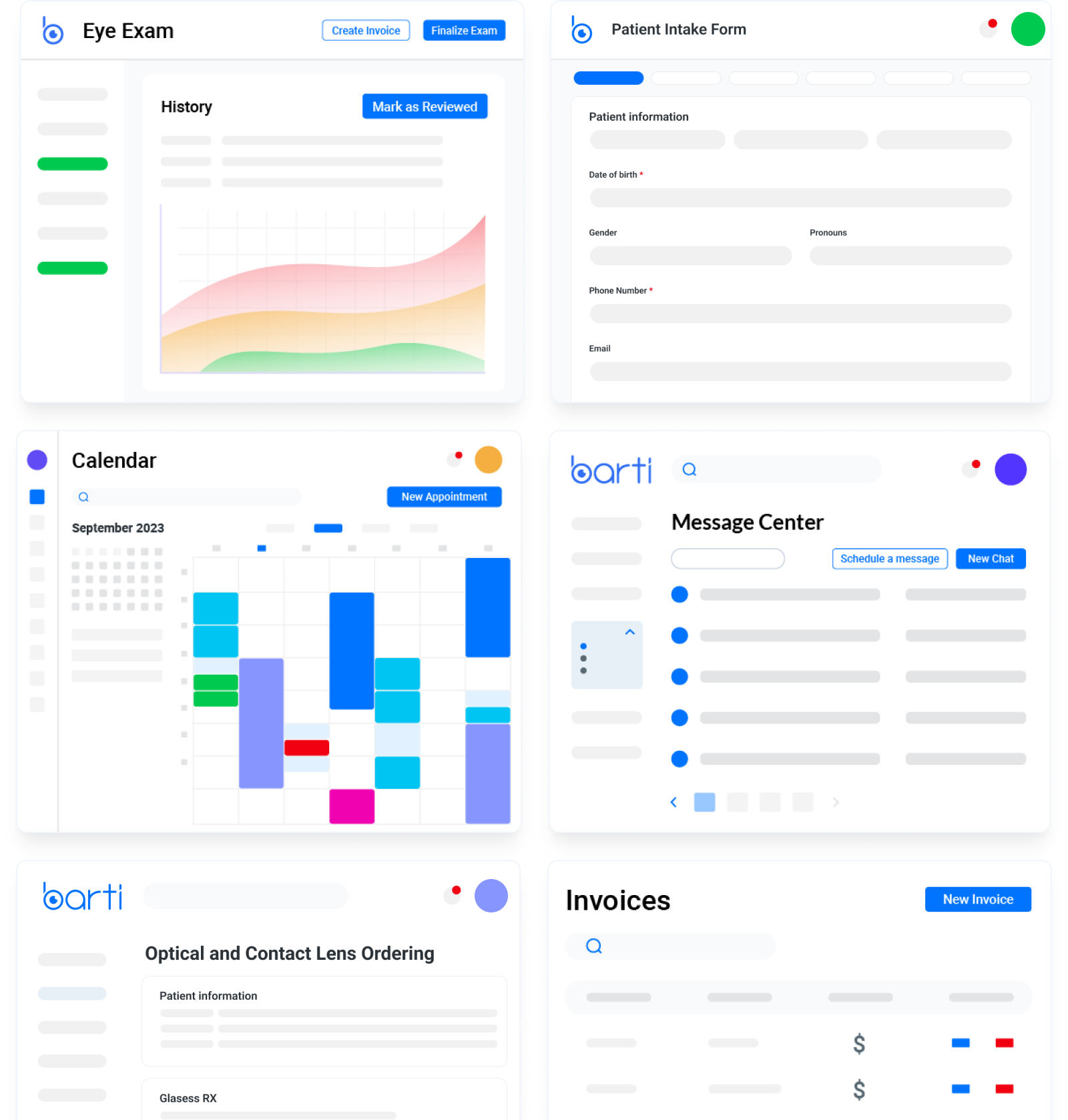 Barti EHR and Practice Management Software for Optometrists