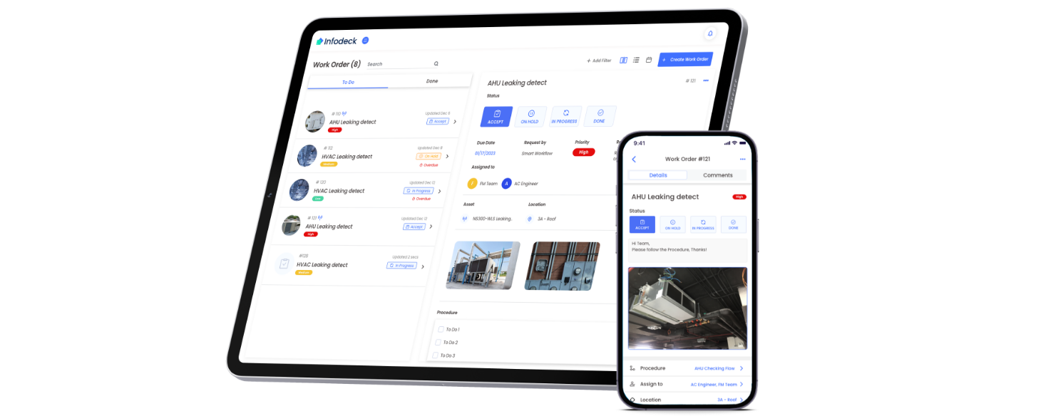 Infodeck.io | Paperless Work Order (CMMS)