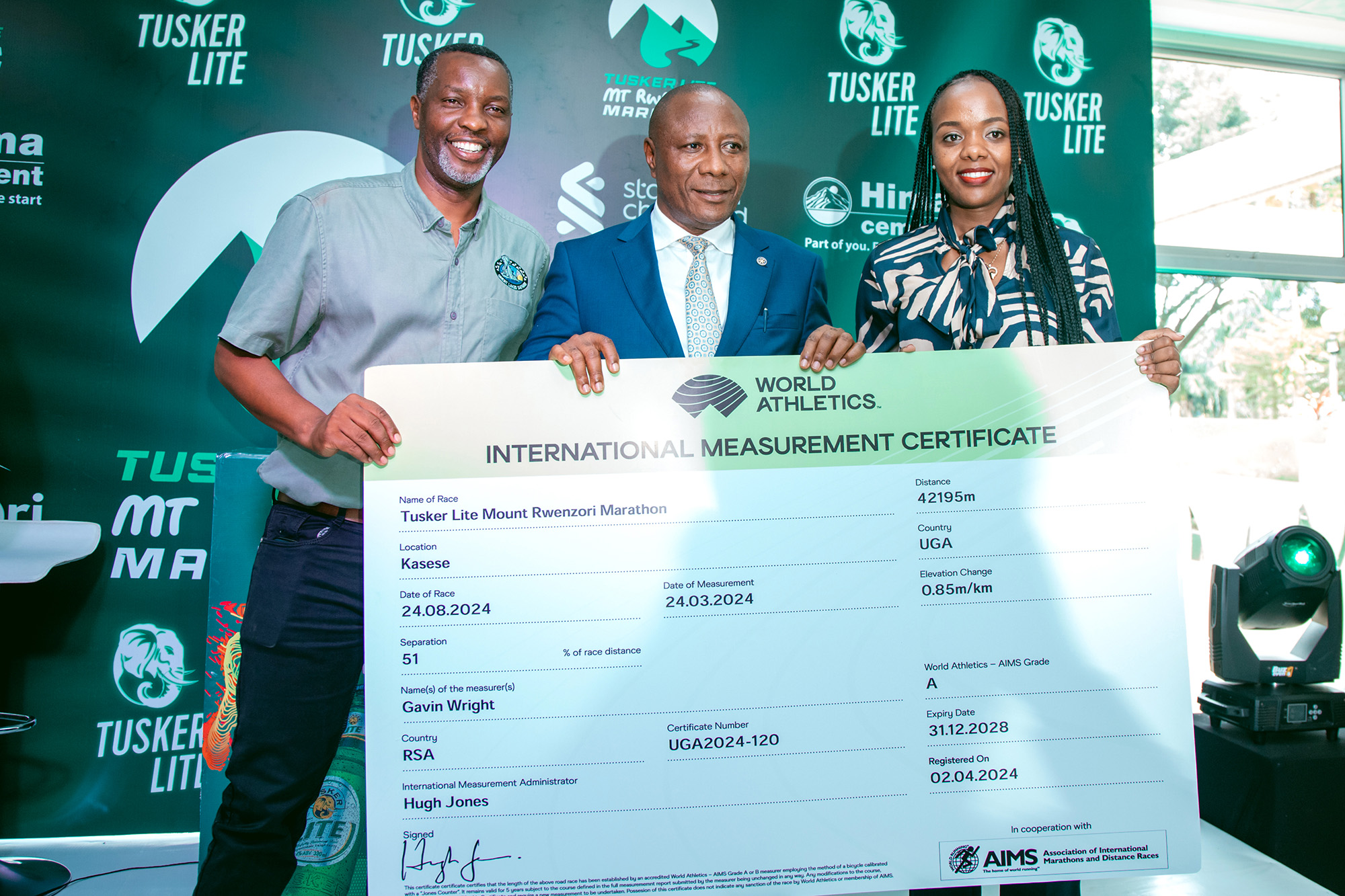 Tusker Lite Rwenzori Marathon Certified by World Athletics Federation ...