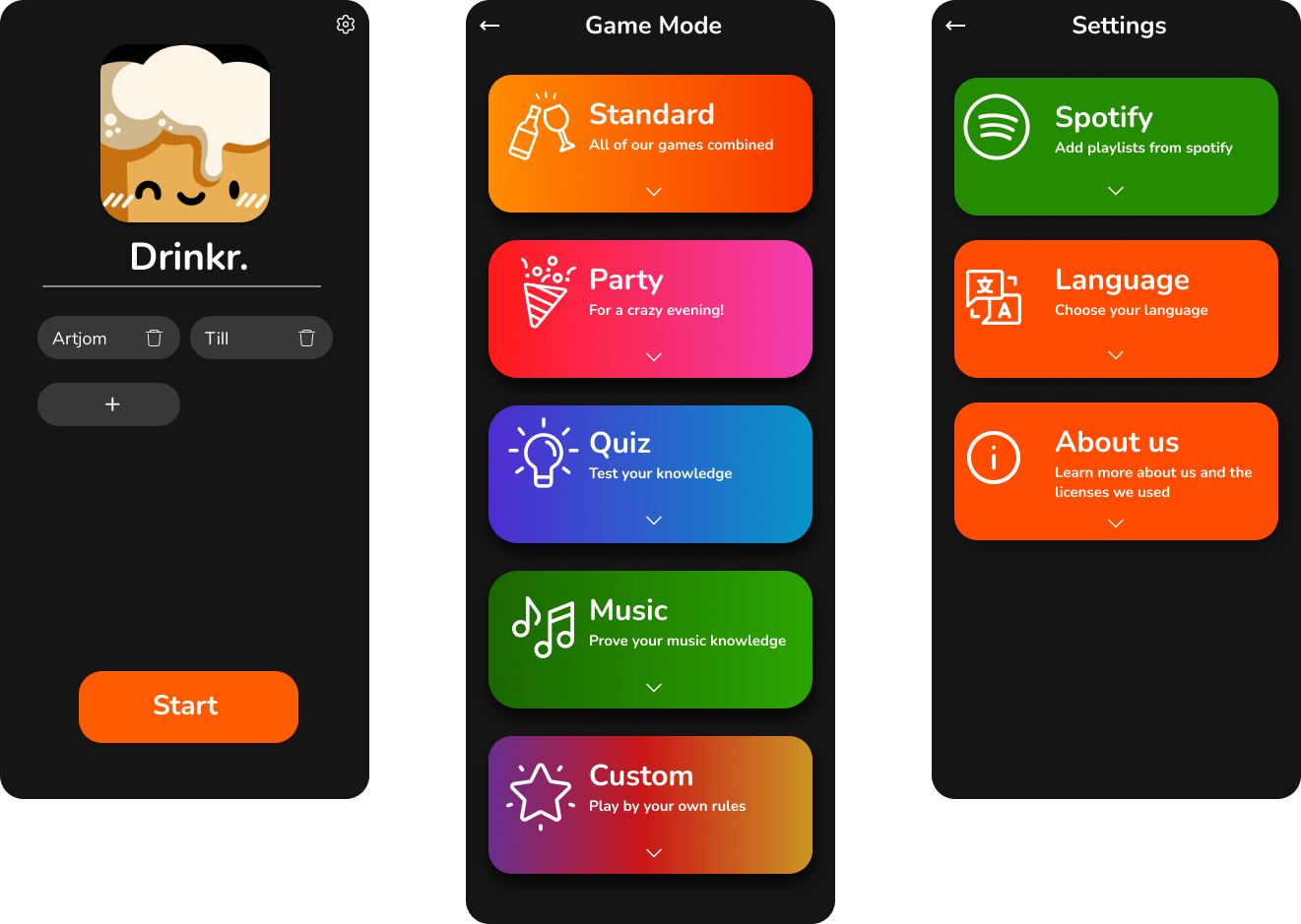drinkr. | project | artjom zakoyan