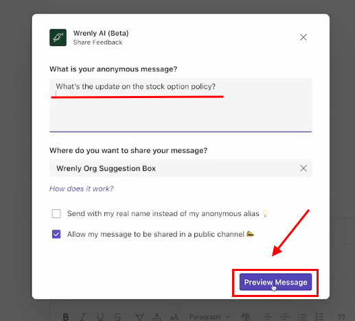 Top Apps for Microsoft Teams Suggestion Box