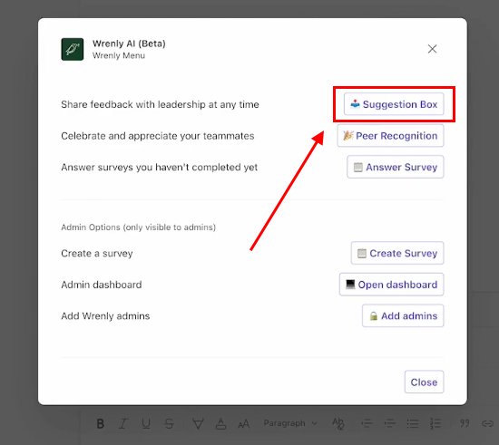 Top Apps for Microsoft Teams Suggestion Box