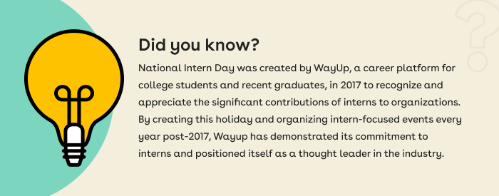 10 Impactful National Intern Day Ideas 2023 | Goodera