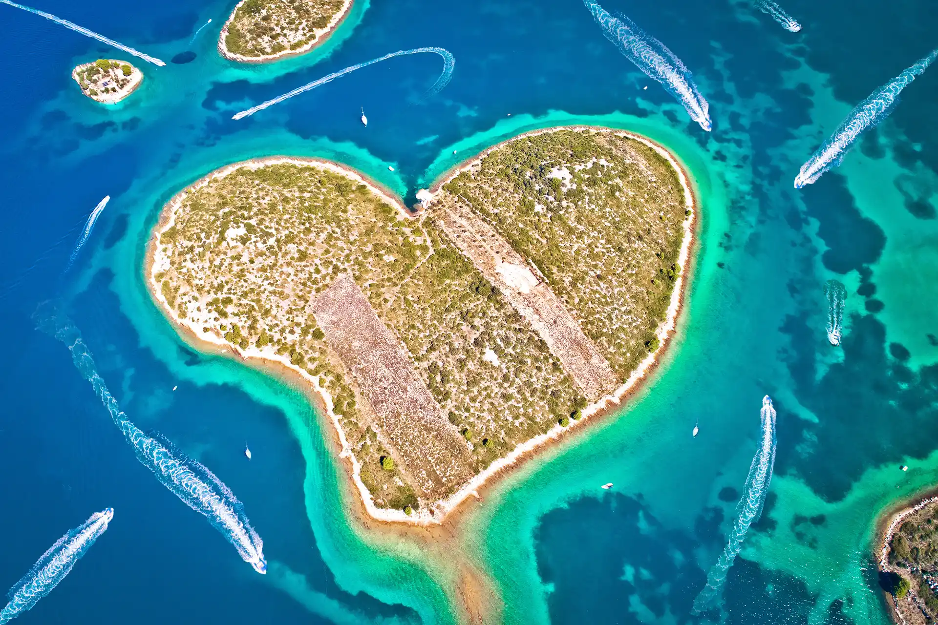 Romantic Escape to Heart-Shaped Island of Galešnjak With Luxury Yacht