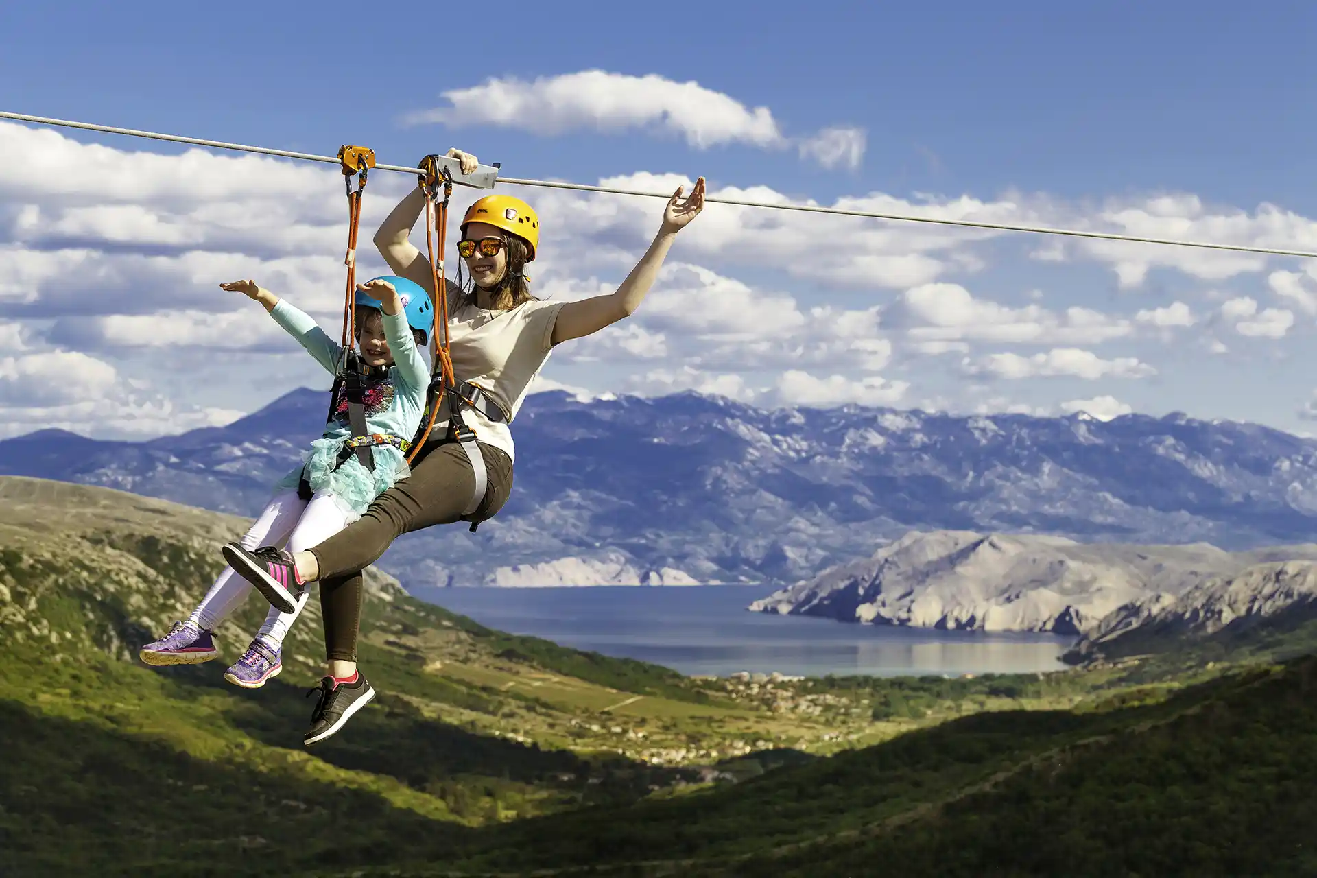 Experience One of the Longest Croatian Zip Lines on Krk Island