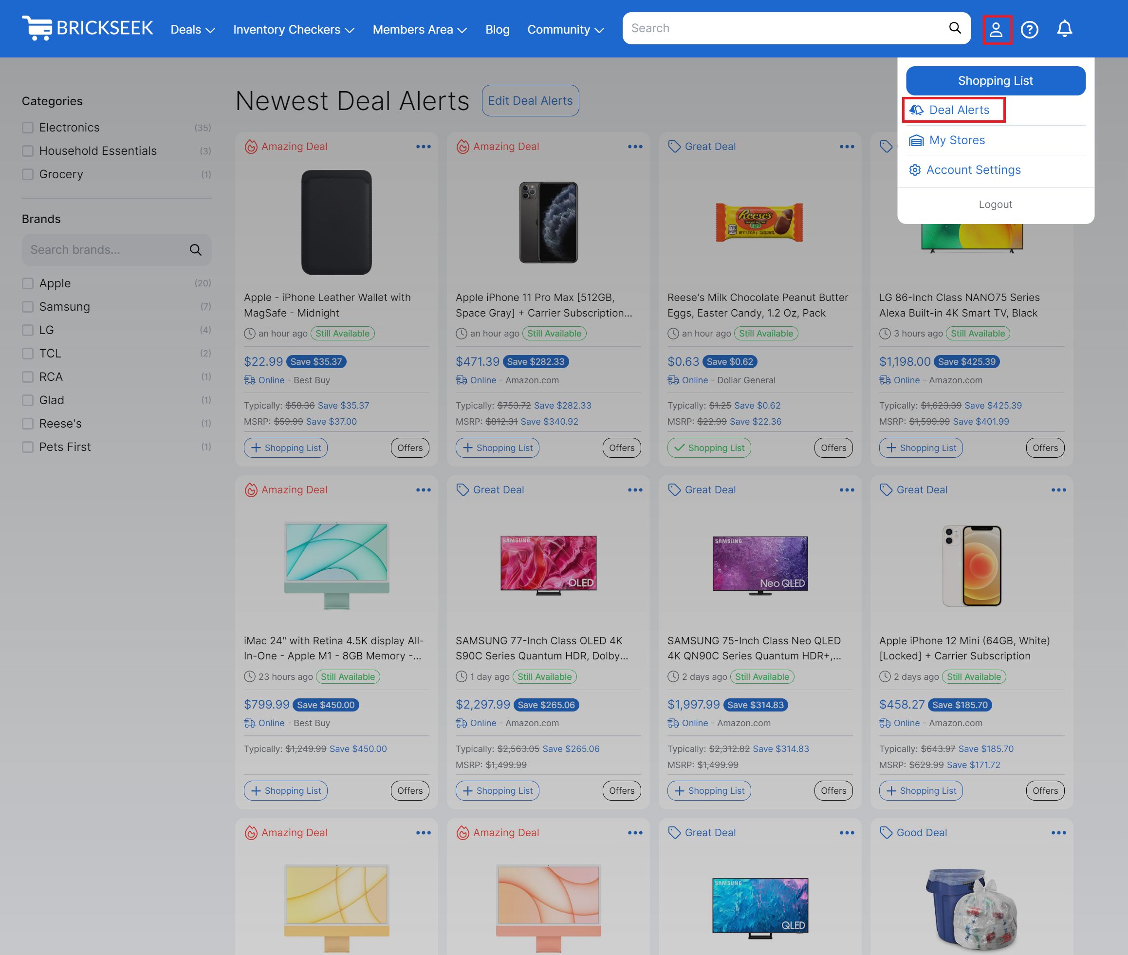 BrickSeek Deal Alerts | Guides | Brickseek