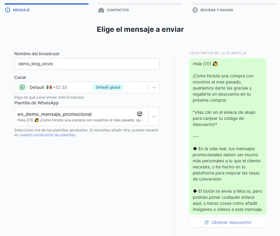 Enviar Mensajes Con El API de WhatsApp | Hilos