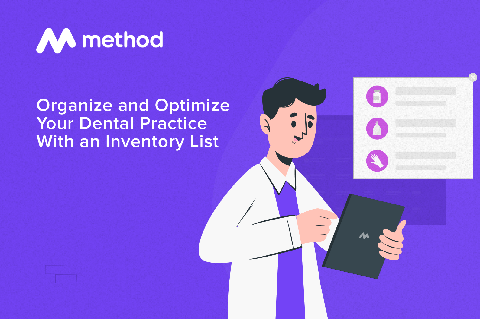 Using an Inventory List to Organize Your Dental Supplies