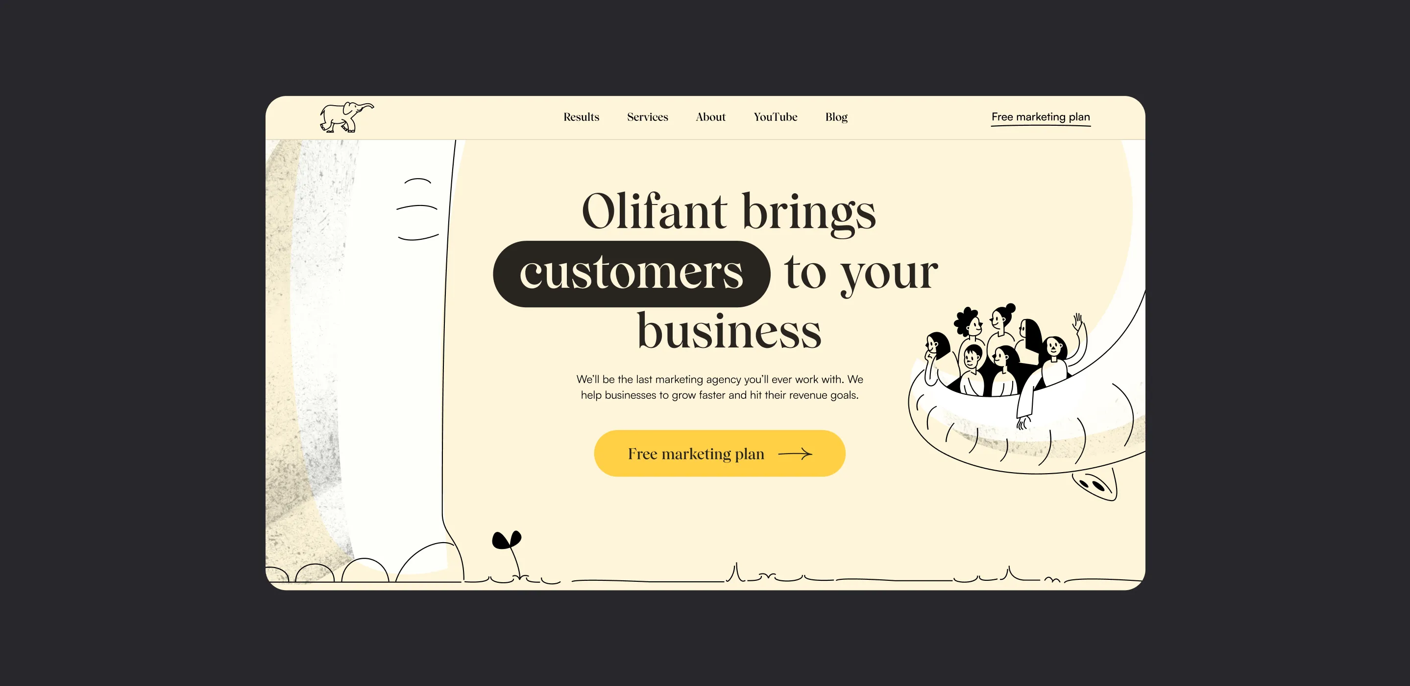 Flat and Line Art | embacy illustrations