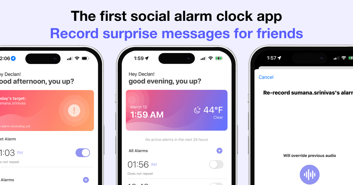 YouUp - Social Alarm Clock App