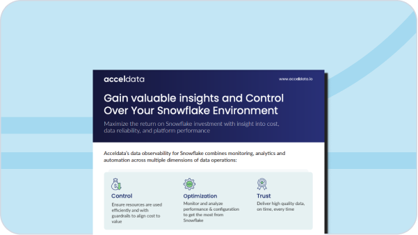 Data Observability for Snowflake
