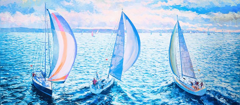 Alex Pauker Original Mediterranean Seascapes, Landscapes and Portraits ...