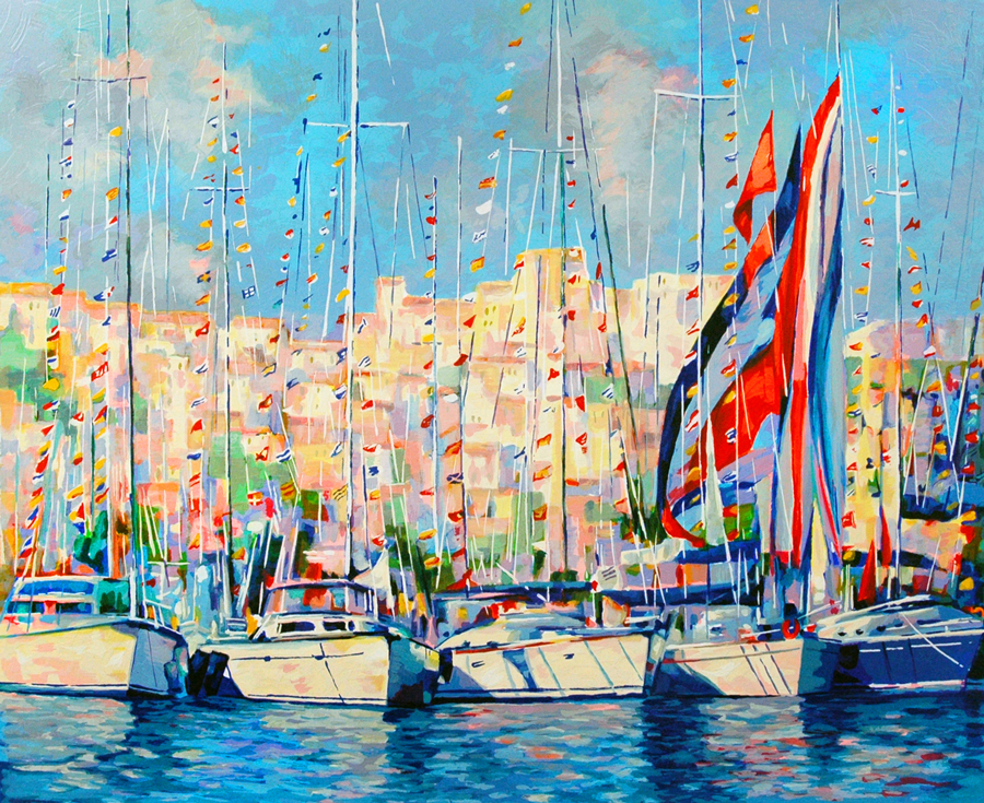 Alex Pauker Original Mediterranean Seascapes, Landscapes and Portraits ...