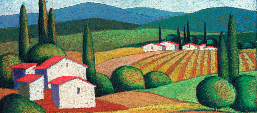 Sveta Esser Serigraphs on Canvas | Embellished by the Artist | Blue Gallery