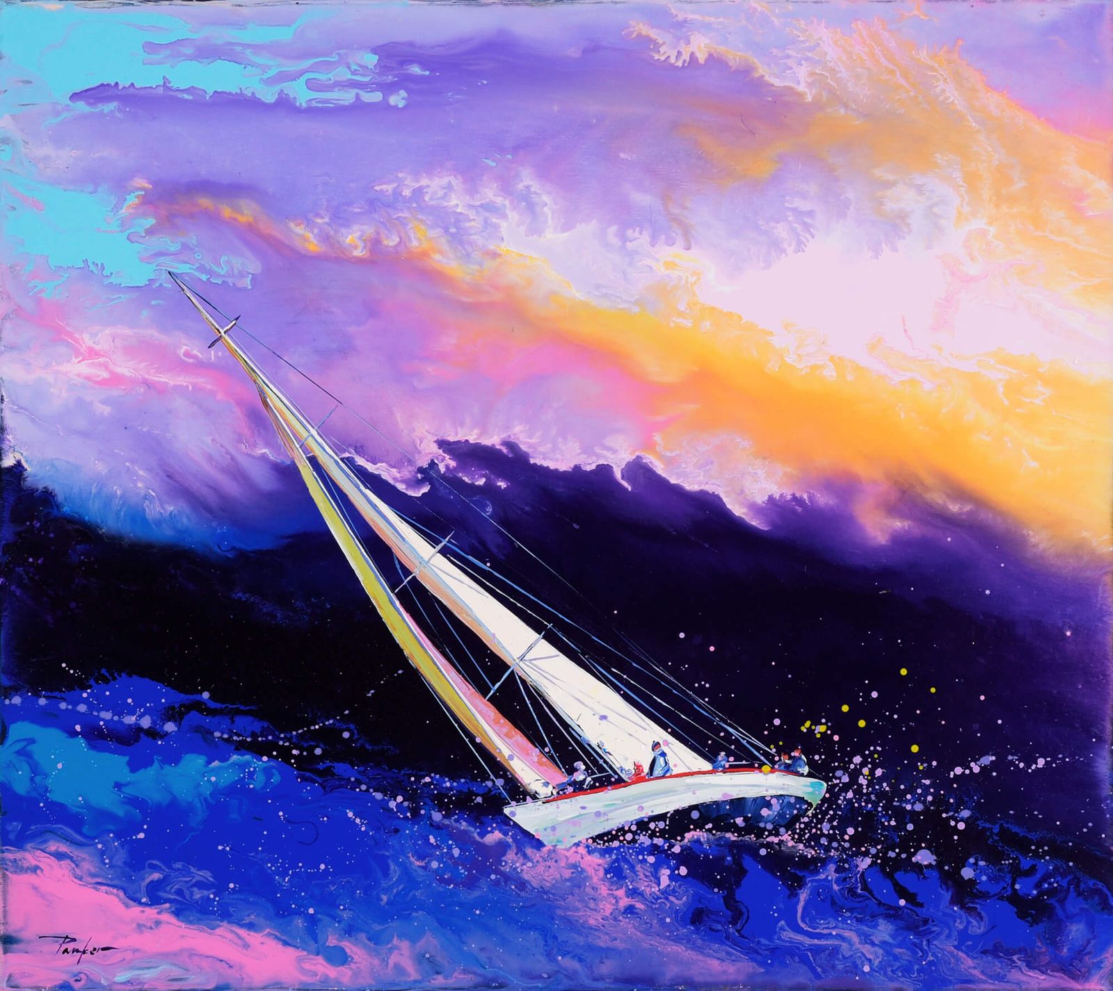 Sveta Esser Serigraphs on Canvas | Embellished by the Artist | Blue Gallery