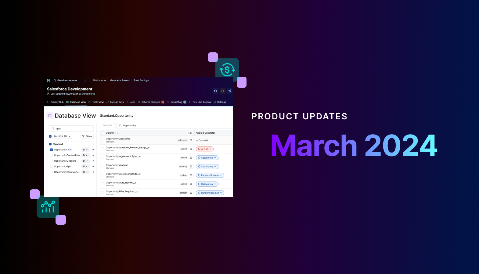 Tonic.ai Product Updates: March 2024 | Blog | Tonic.a