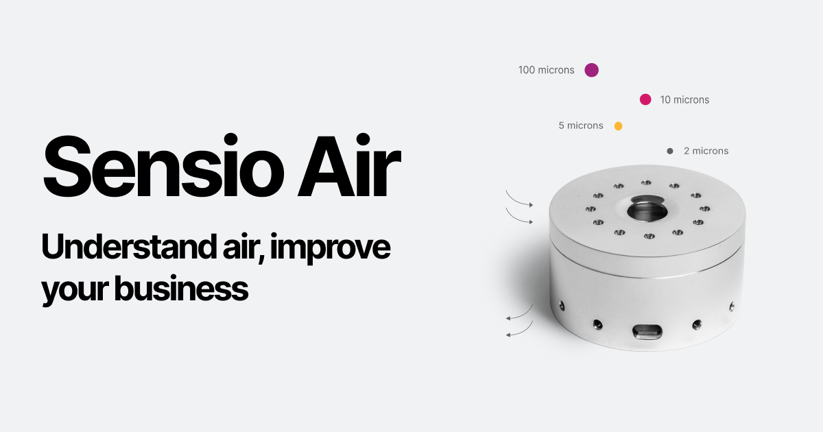 Sensio Air | Monitor airborne pathogens in real-time