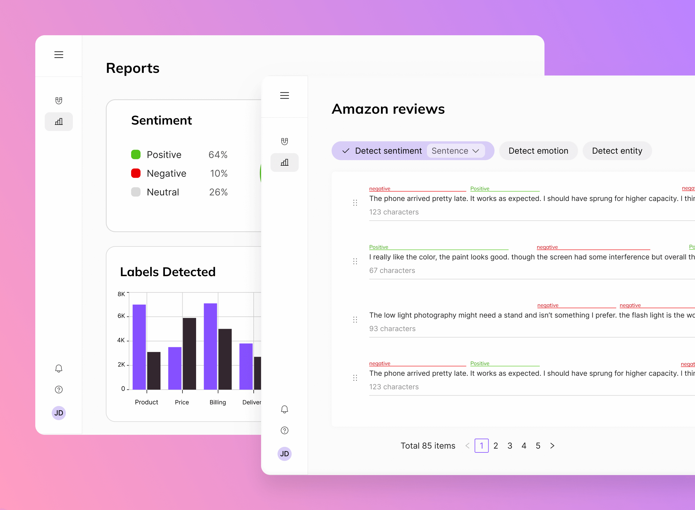 Lettria NLP Studio: Text Mining API