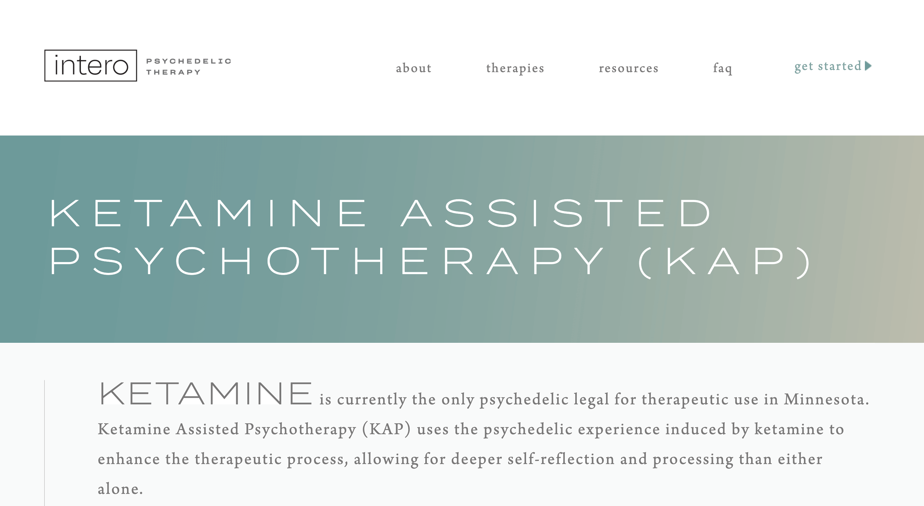 Psychedelic Assisted Psychotherapy - Intero Psychedelic Therapy