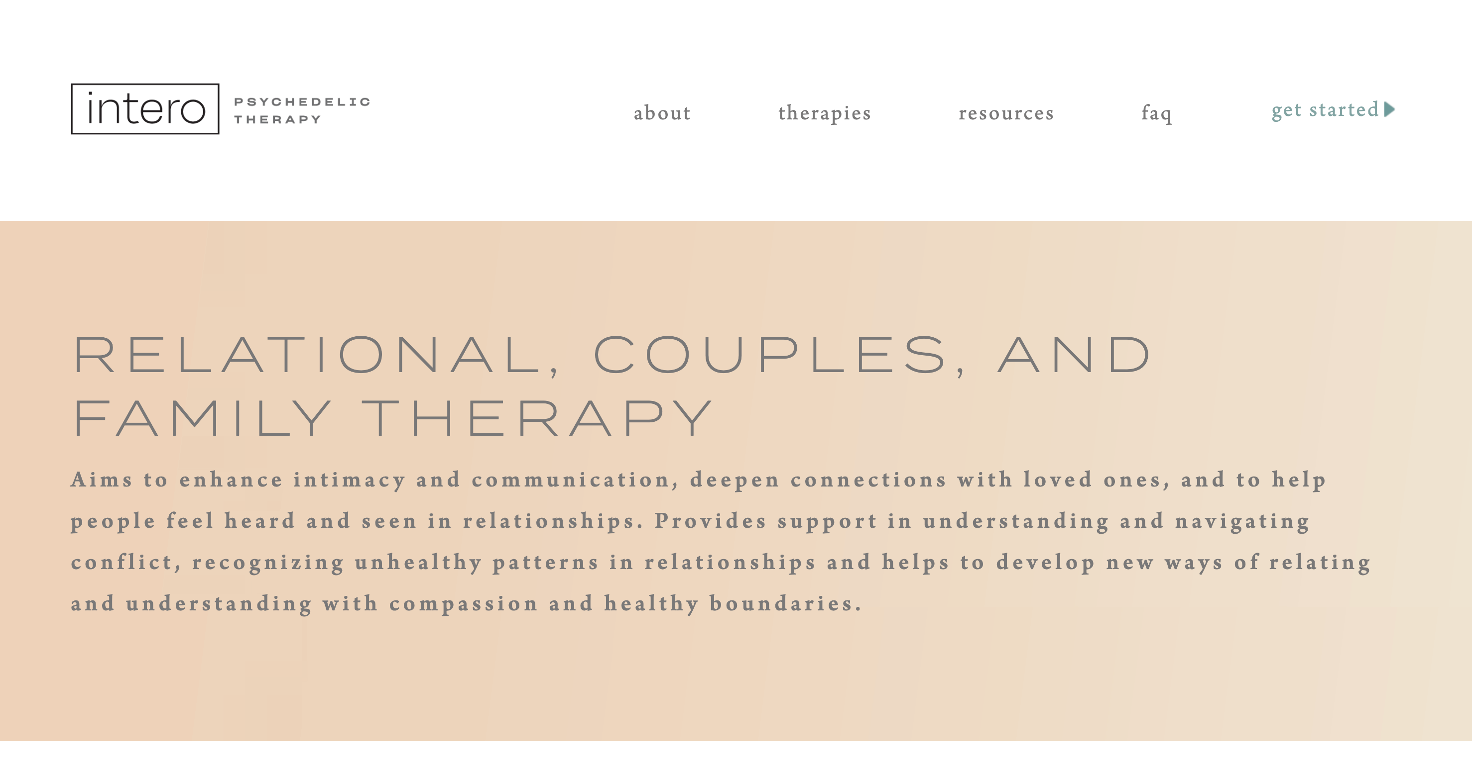 Relational, Couples, Family Therapy - Intero Psychedelic Therapy