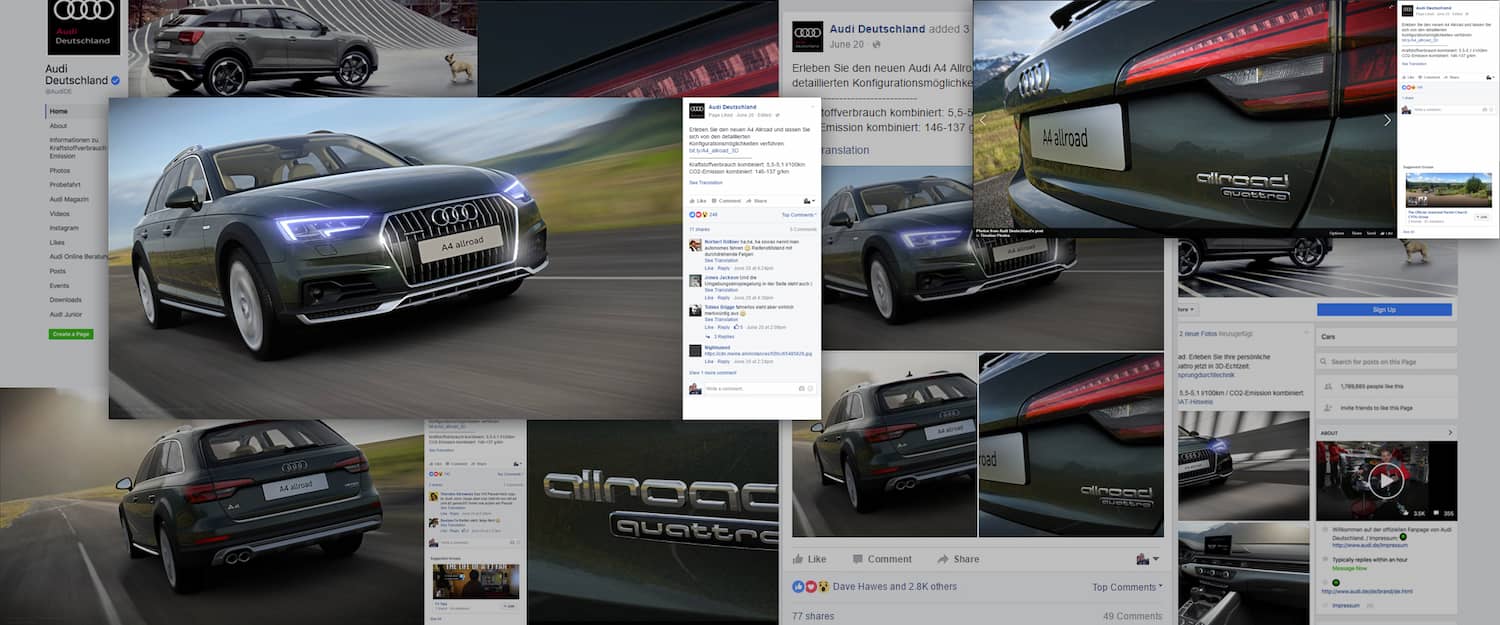 Audi Social Media Asset Creation