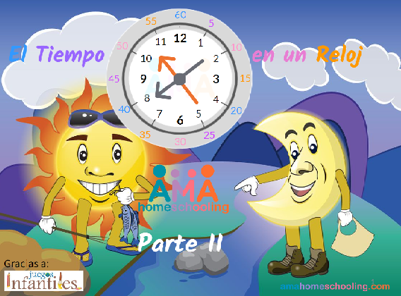 Conociendo el reloj 2da parte – AMA Homeschooling